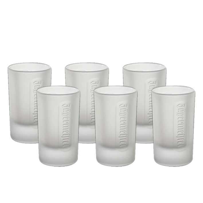 6 Shot Glasses 4cl - Jagermeister